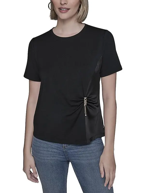 Karl Lagerfeld Paris Combo Tee - Black