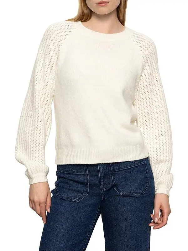 Sanctuary Cozy Moment Pullover Sweater - Chalk