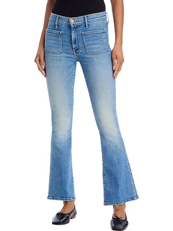 MOTHER The Patch Pocket Weekender Jeans - Poppin Wheelies