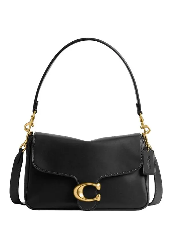 COACH® Soft Tabby Shoulder Bag - Smooth Leather/brass/black
