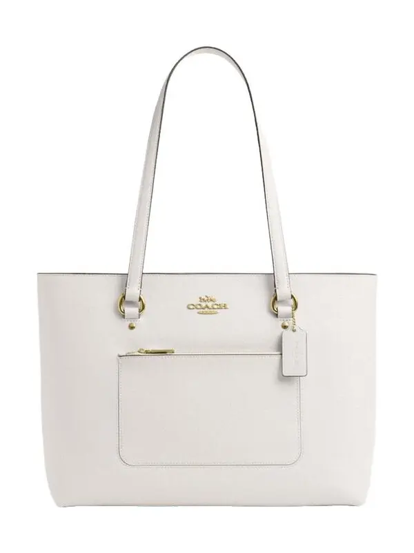 COACH Station Tote Bag - Crossgrain Leather/gold/chalk
