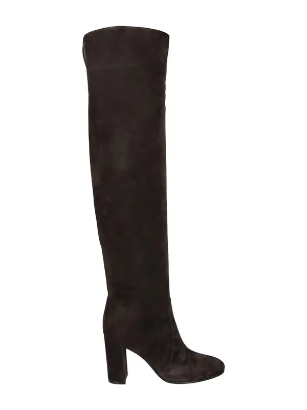 GIANVITO ROSSI Suede Over-the-knee Boots - Brown