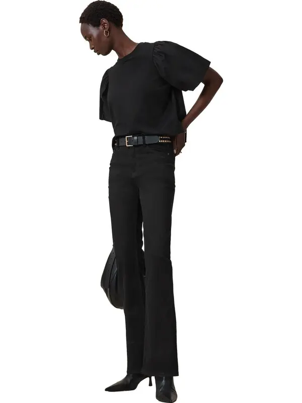 ALLSAINTS Haldan Denim Bootcut Jeans - Black