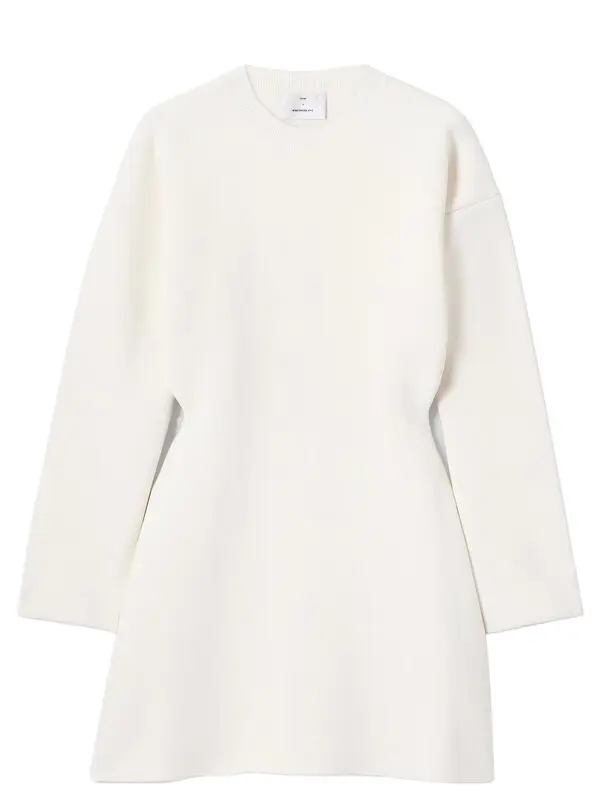 Wardrobe.NYC Rhw Ponte Mini Dress - Ivory