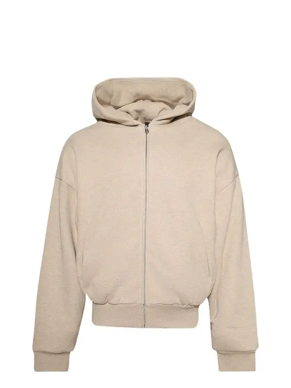 ENTIRE STUDIOS Cotton Zip-up Hoodie - Beige