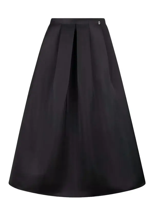 Liu Jo A-line Midi Skirt - Black