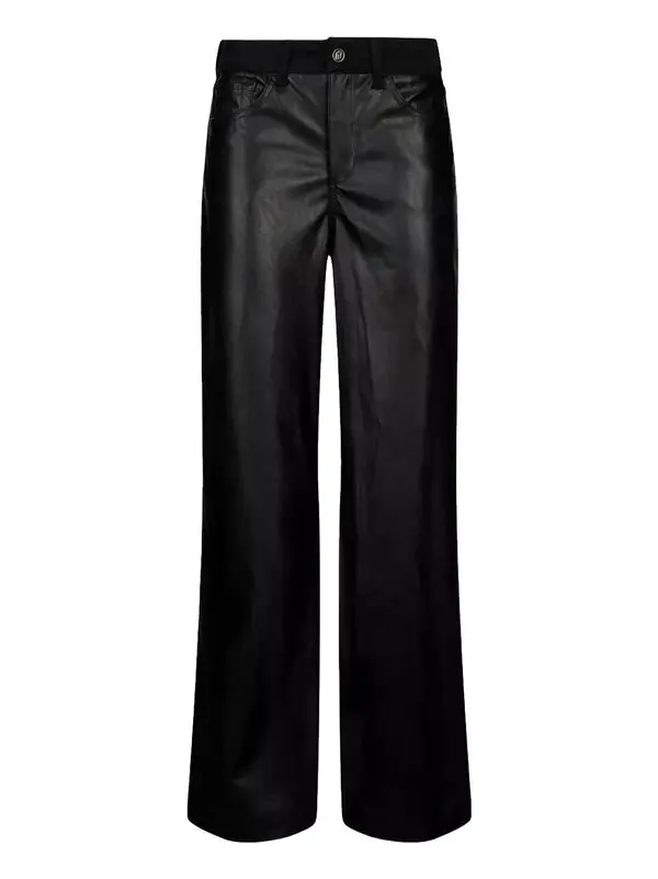 Liu Jo Button-embellished Trousers - Black