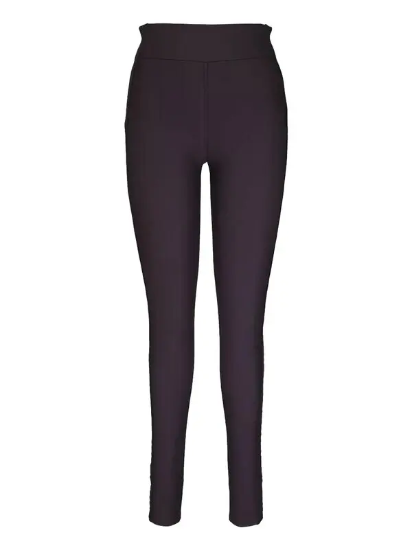 Dorothee Schumacher Stitch-detail Leggings - Brown