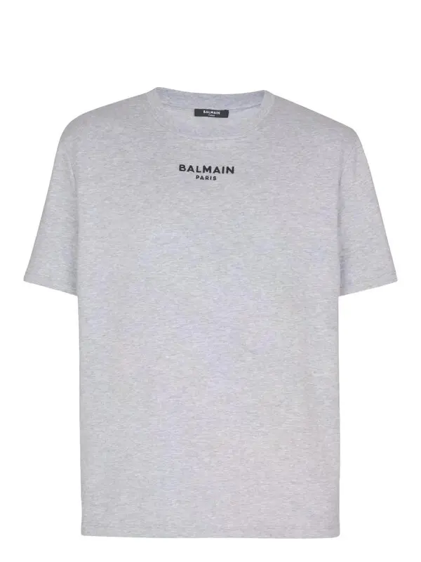 Balmain Embroidered Paris T-shirt - Grey