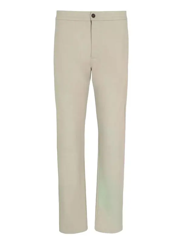 Giorgio Armani Button-fly Trousers - Neutrals