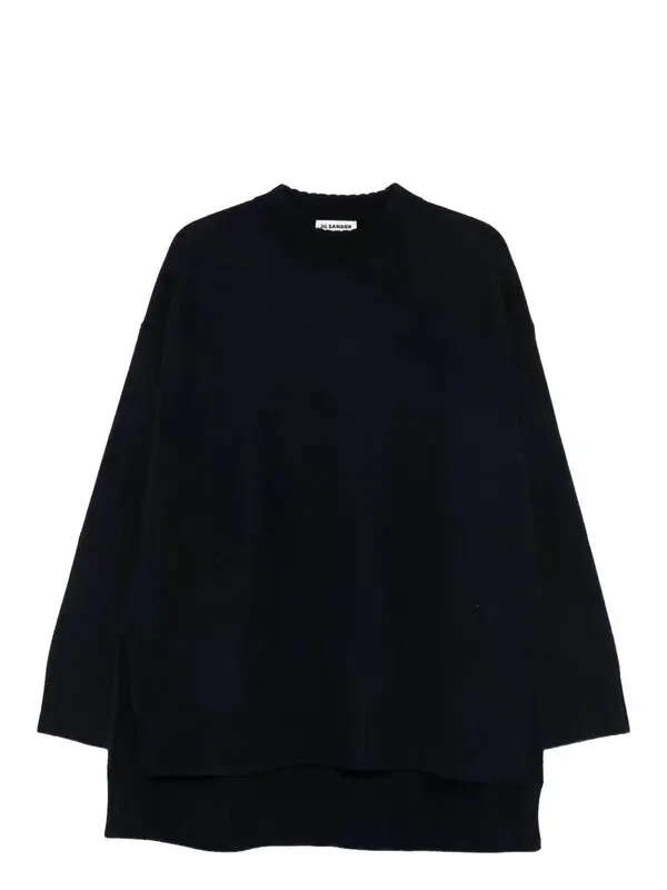 JIL SANDER Round-neck Sweater - Black