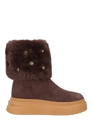 TOSCA BLU Studio Ankle Boots - Dark Brown