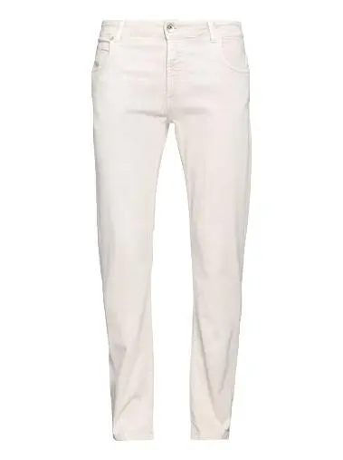 Eleventy Cotton-blend Denim Jeans - White