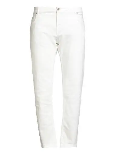 Eleventy Cotton-blend Denim Jeans - White