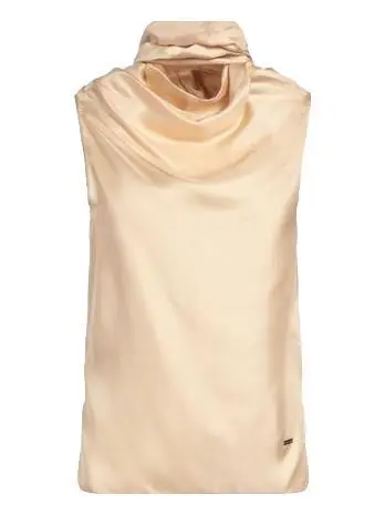 Dsquared2 Sleeveless Satin Top - Beige