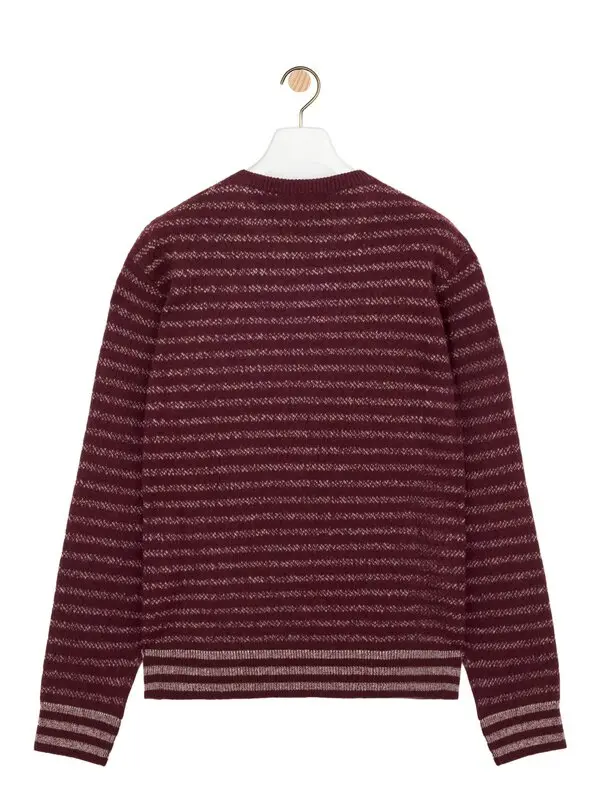 Loewe Striped Wool Sweater - Dark Brown