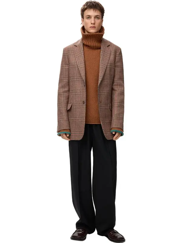 Loewe Turtleneck Wool Sweater - Tan