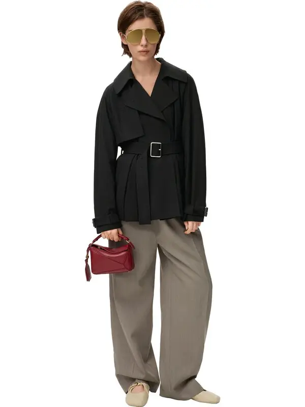 Loewe Cotton Gabardine Jacket - Black