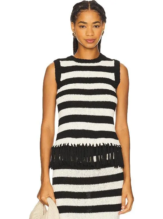 4TH & RECKLESS Lauryn Knitted Top - Striped