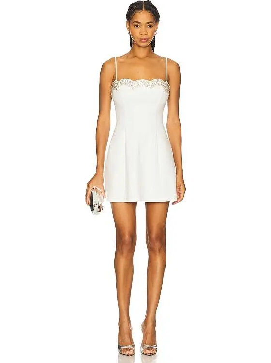 Majorelle Forever Mini Dress - White