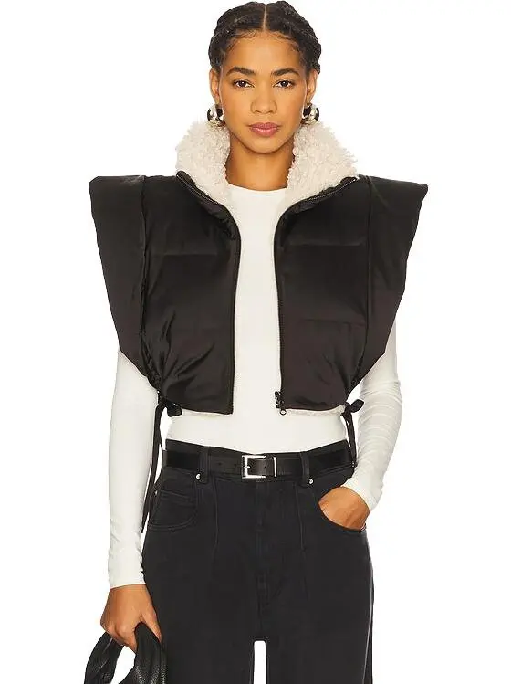 Isabel Marant Hoodiali Vest - Black