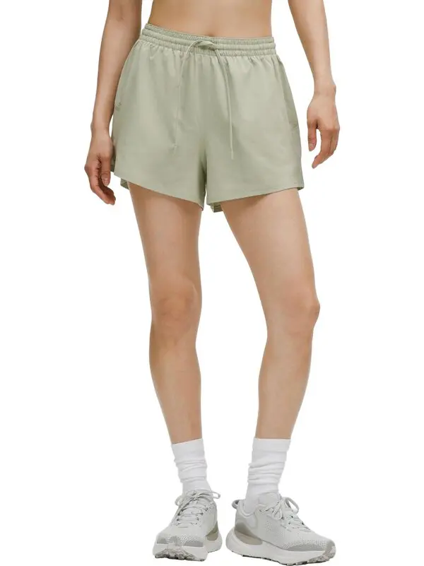 Lululemon Pace Rival High-rise Short - Fog Green
