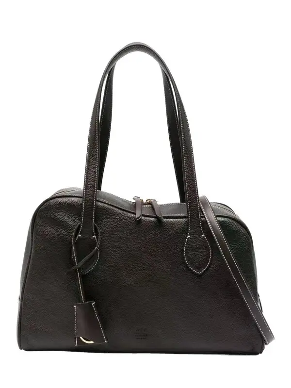 ATP ATELIER Noale Leather Tote Bag - Brown