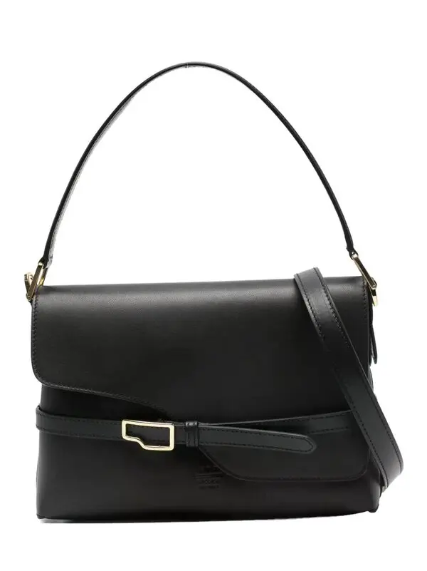 ATP ATELIER Lierna Leather Shoulder Bag - Black