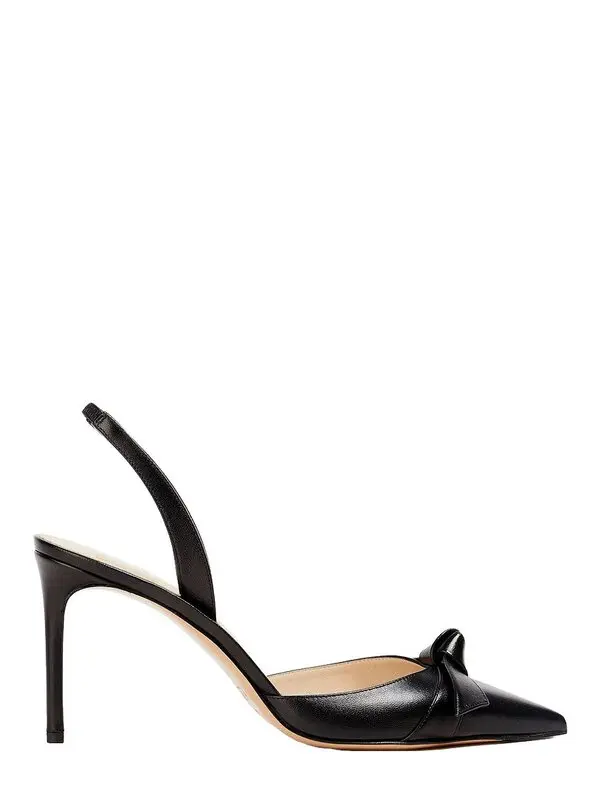 ALEXANDRE BIRMAN Clarita Leather Slingback Pumps - Black