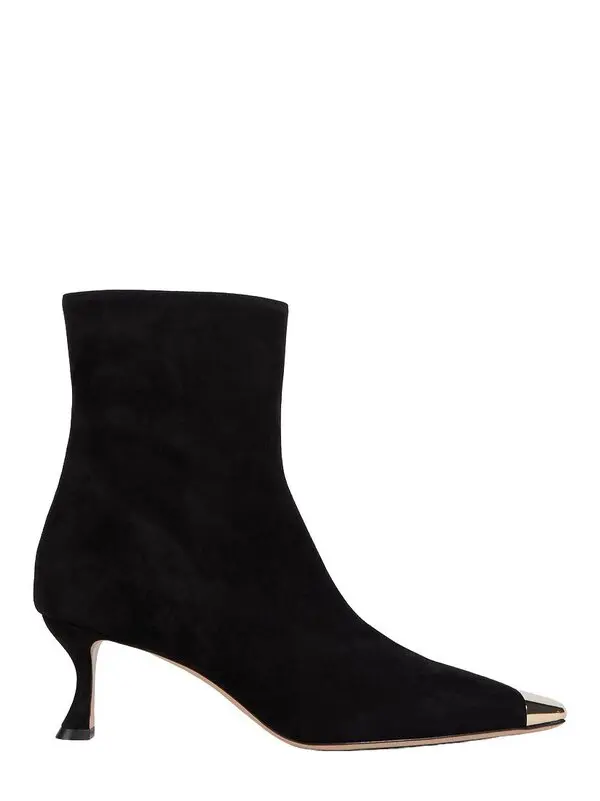 ALEXANDRE BIRMAN Olivia 60 Embellished Suede Ankle Boots - Black