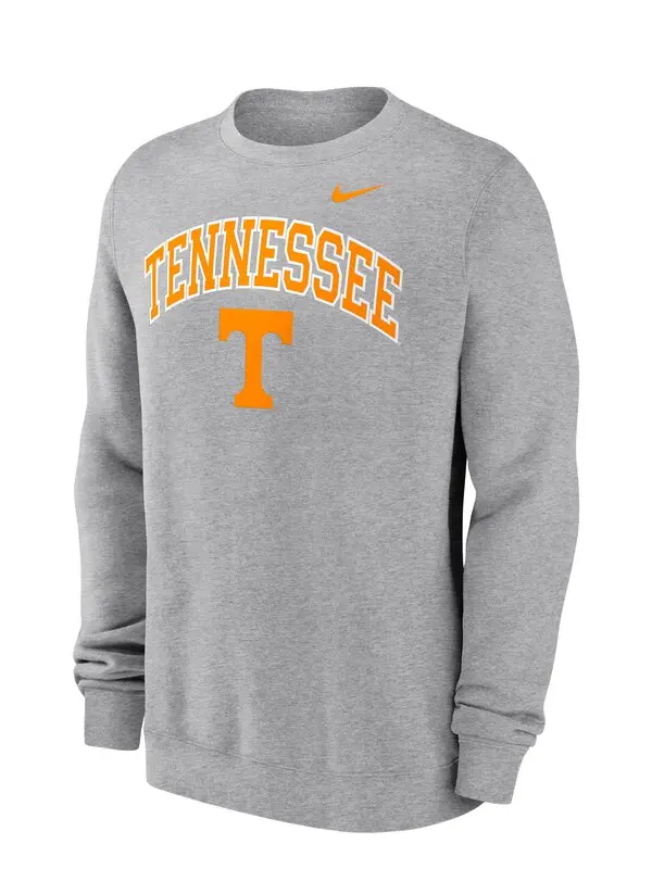 Nike Tennessee Arch College Pullover Crew - Grey