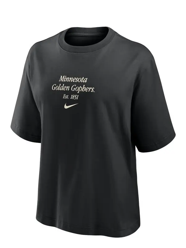 Nike Minnesota Authentics College Boxy T-shirt - Black