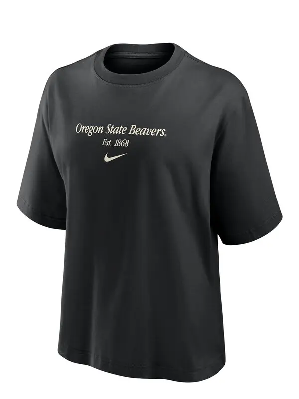 Nike Oregon State Authentics College Boxy T-shirt - Black