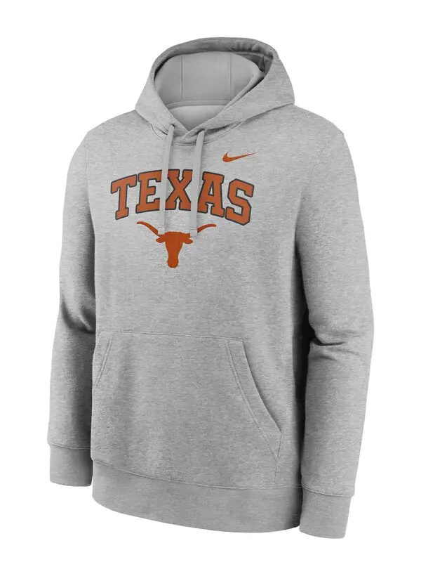Nike Texas Arch College Pullover Hoodie - Grey
