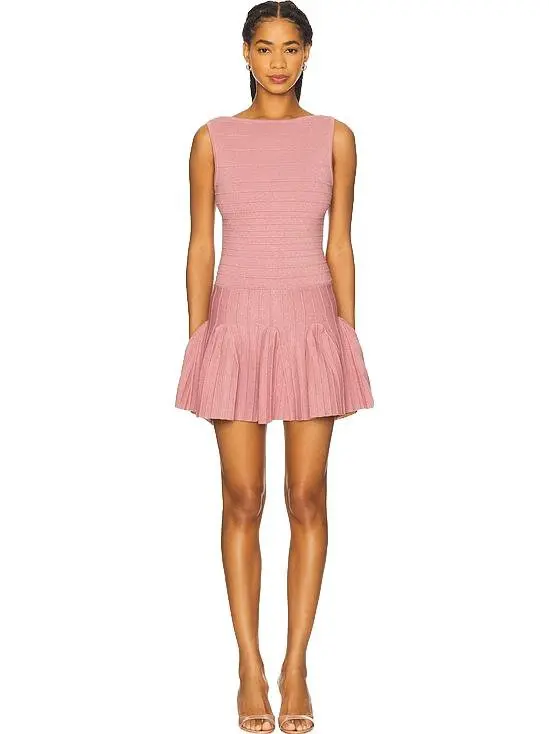 Retrofete Audrina Knit Dress - Pink
