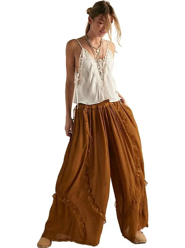 Free People Ready For More Pants - Tiger Eye