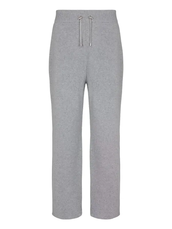 Balmain Recycled Cashmere-wool Blend Track Pants - Grey