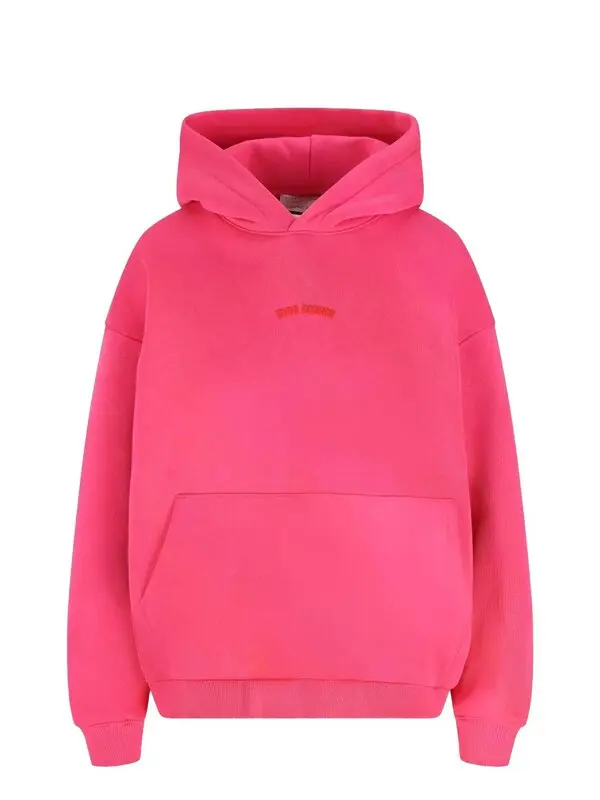 Giada Benincasa Embroidered Logo Hoodie - Pink