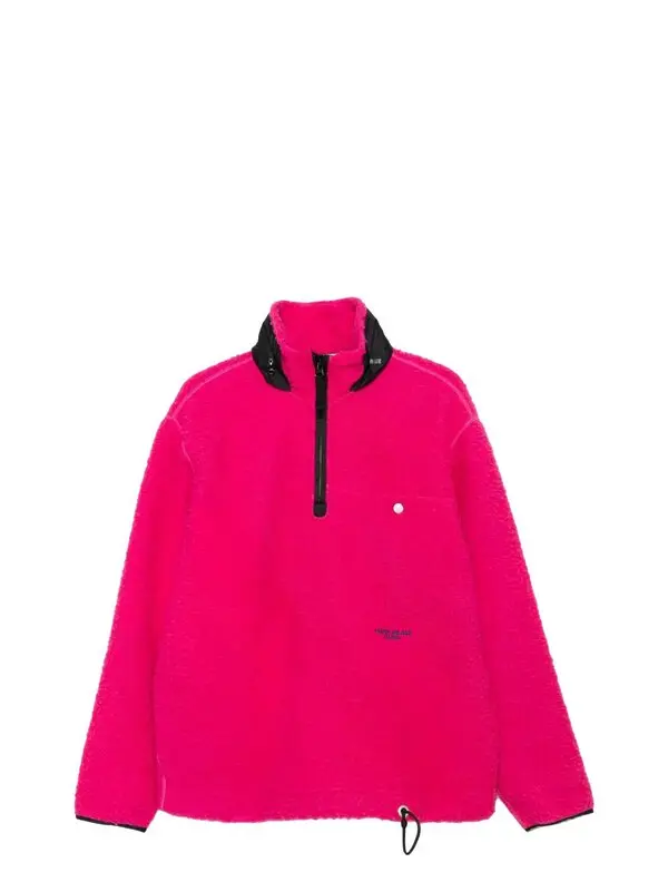 Stone Island Fleece Half-zip Sweatshirt - Pink