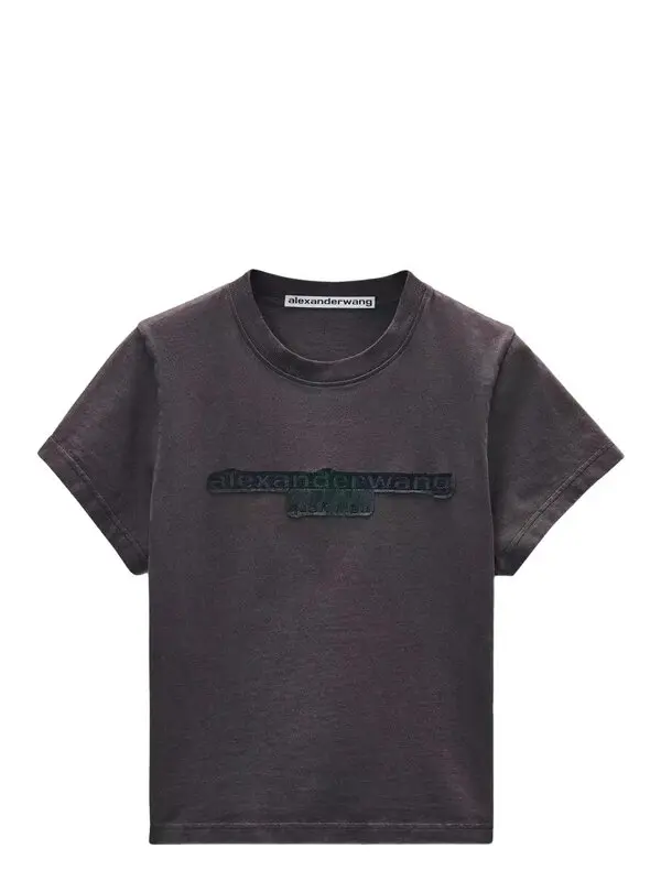Alexander Wang Embroidered T-shirt - Black