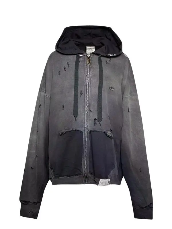 Mihara Yasuhiro Zip-up Hoodie - Black