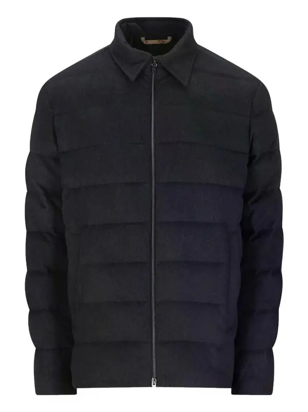 Herno Polo-collar Padded Jacket - Blue