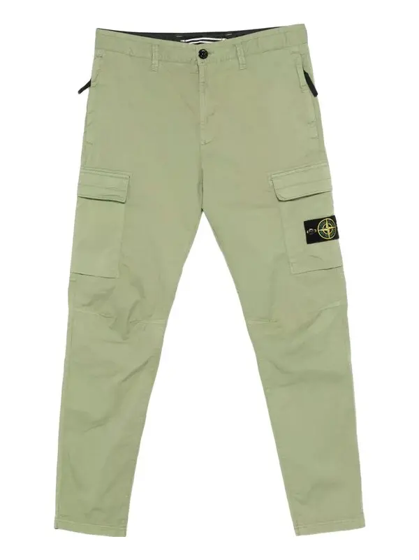 Stone Island Cargo-pocket Trousers - Green