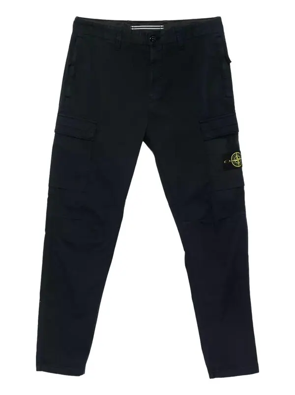 Stone Island Cargo-pocket Trousers - Blue