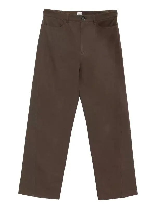 TOTEME Trousers With Seam Detailing - Brown