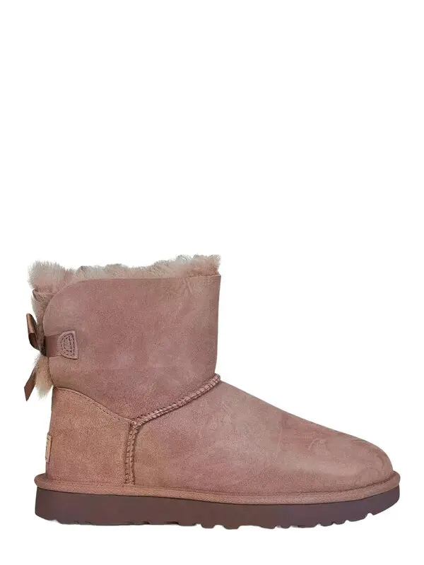 UGG Mini Bailey Bow Ii Suede Boots - Neutrals