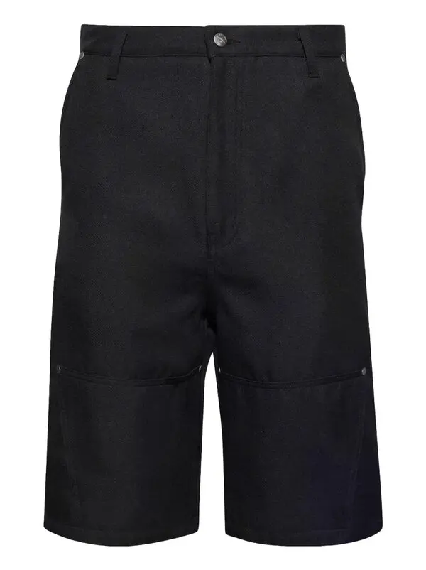 Rhude Double-knee Baggy Shorts - Black