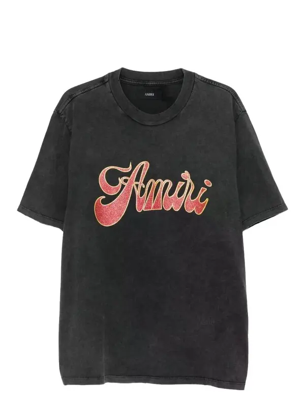 Amiri Logo-print T-shirt - Black