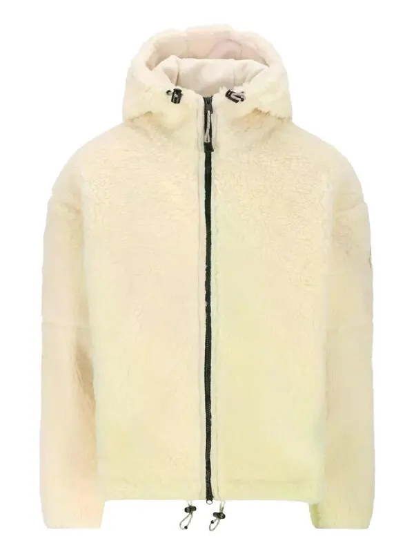 NAPAPIJRI Hooded Fleece Jacket - Neutrals
