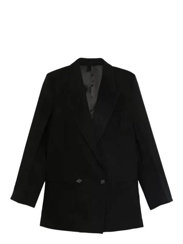 TOTEME Double-breasted Shield Blazer - Black